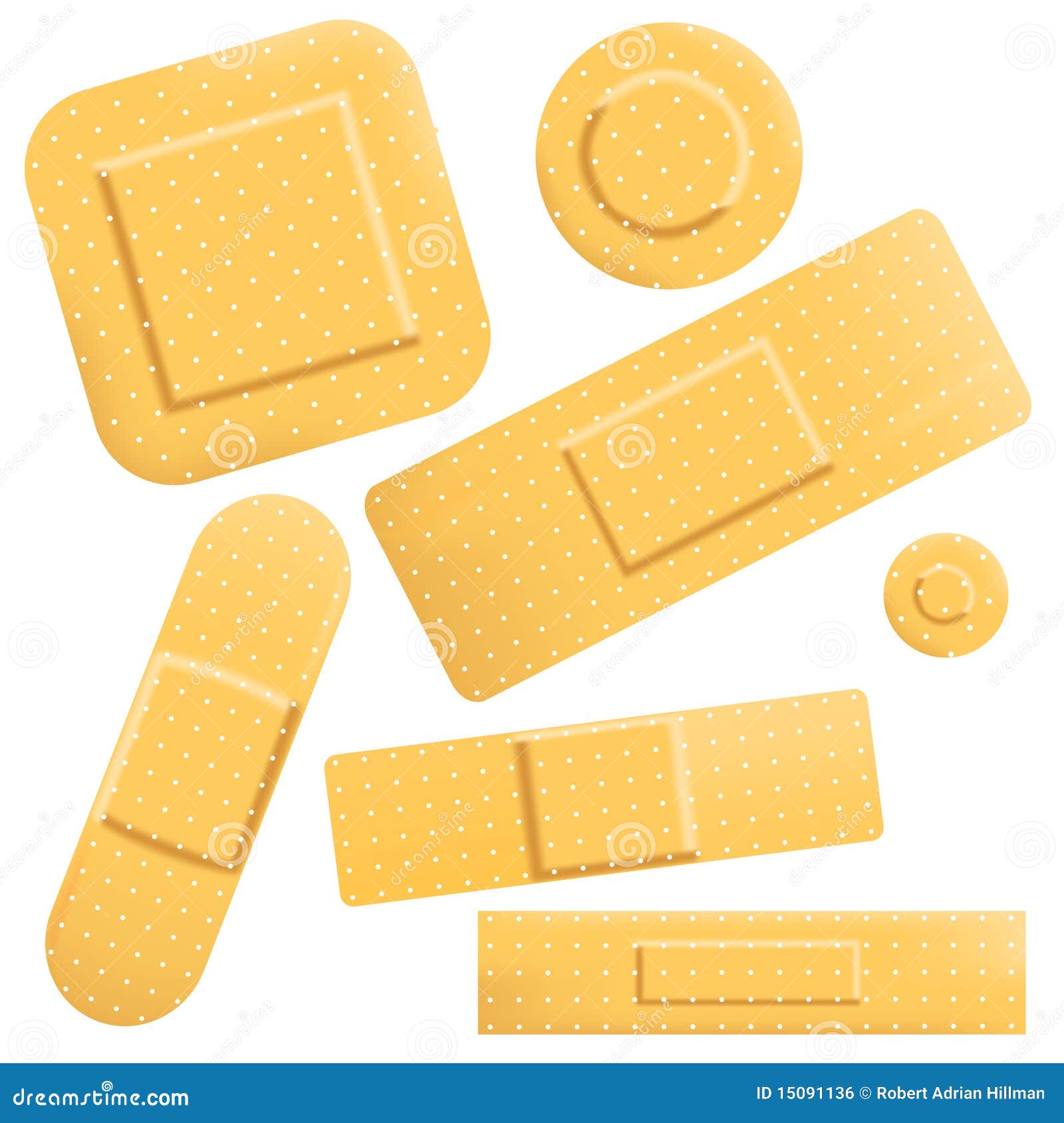 Plasters stock vector. Illustration of plaster, cover - 15091136