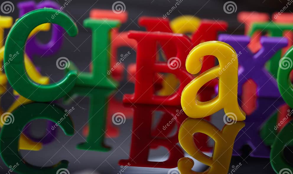 Plastic alphabet letters stock image. Image of characters - 27453047