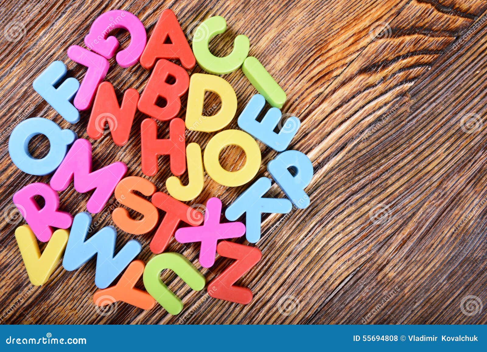 Plastic alphabet letters stock photo. Image of green - 55694808