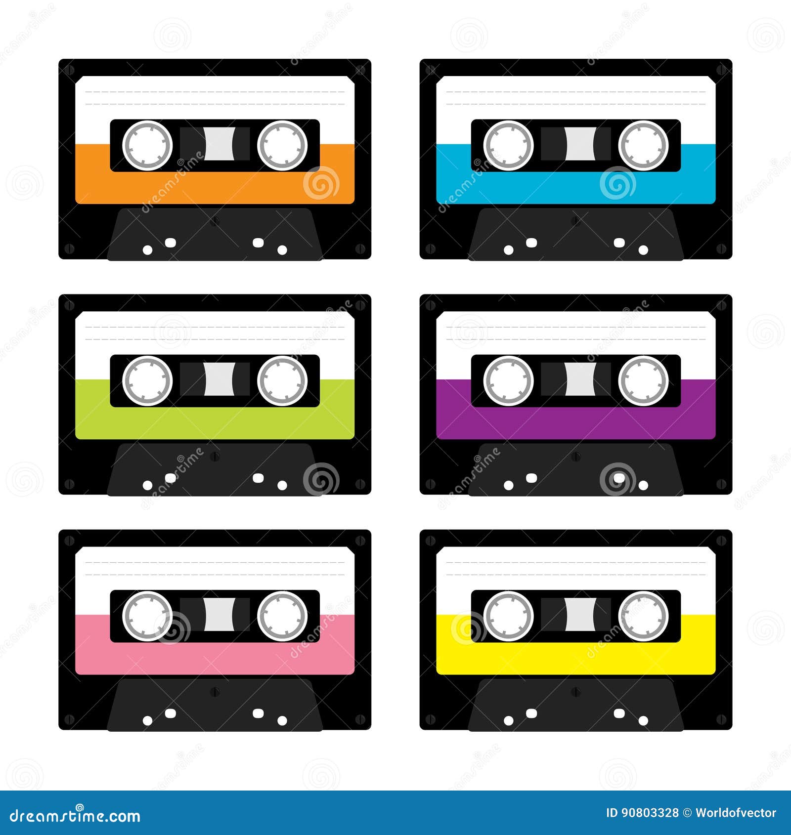 Plastic Audio Tape Cassette. Retro Music Icon Set. Recording Element ... Plastic Audio Tape Cassette. Retro Music Icon Set. Recording Element ...