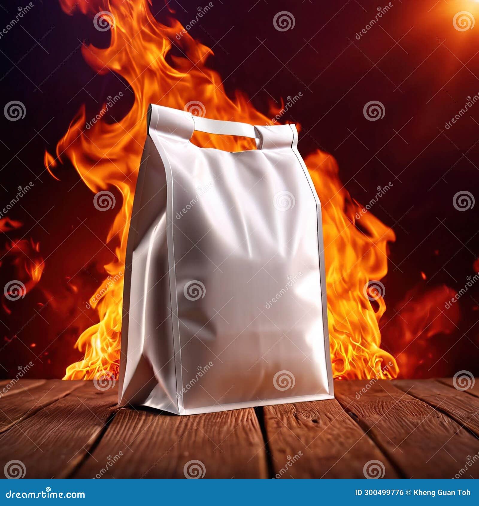 Plastic Bag Pouch, Generic Blank Product Packaging Mockup Stock ...