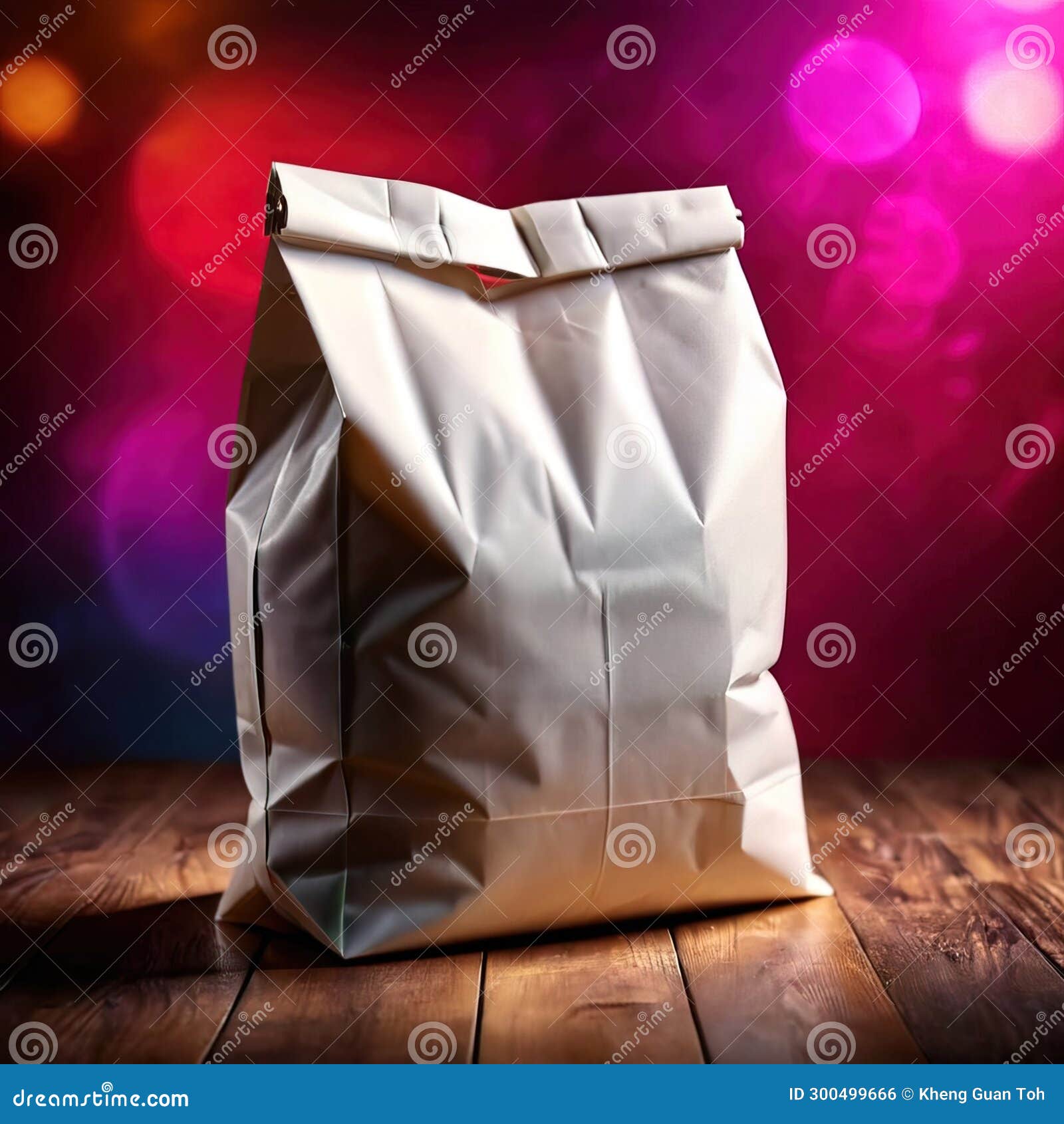 Plastic Bag Pouch, Generic Blank Product Packaging Mockup Stock ...
