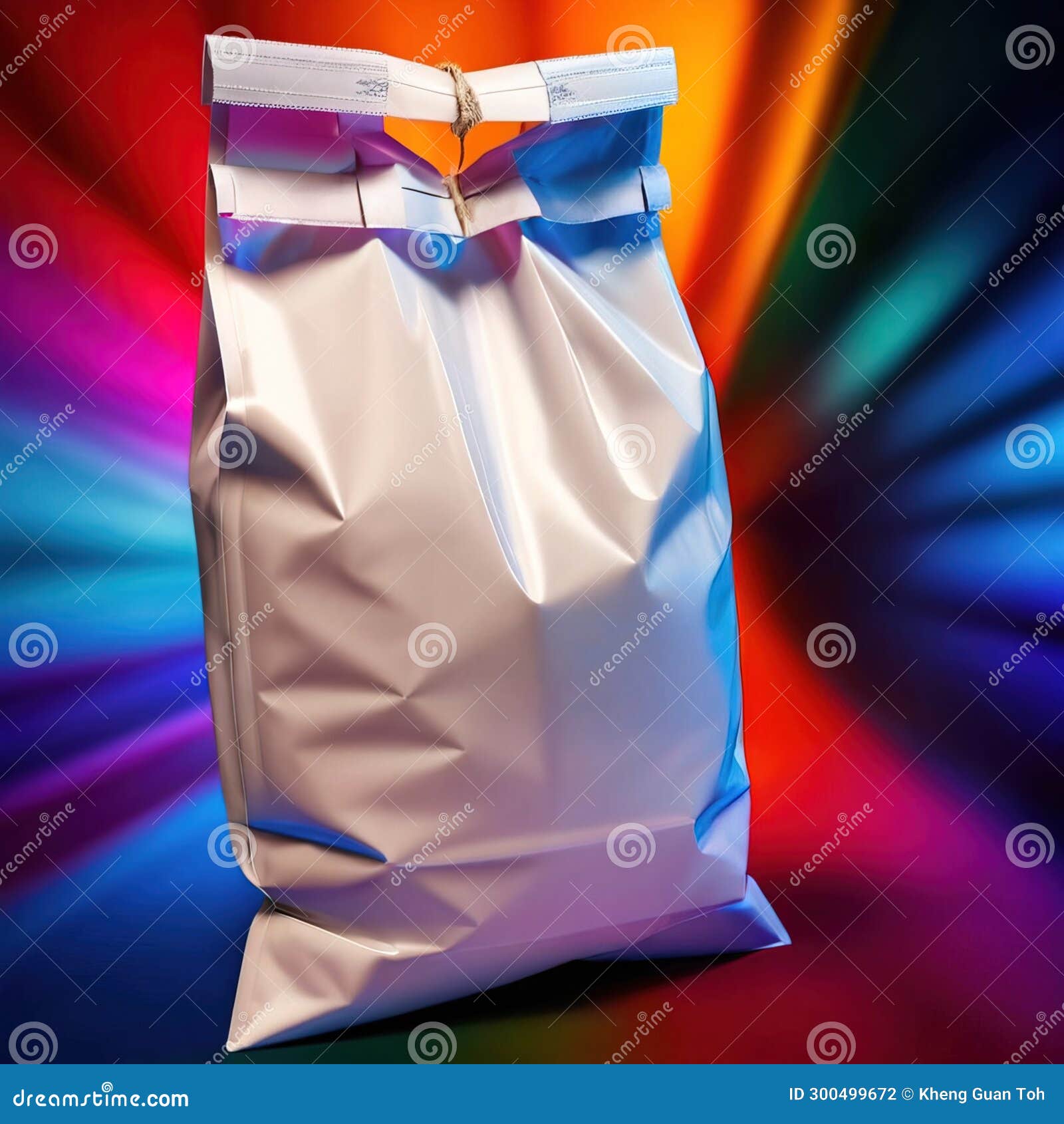 Plastic Bag Pouch, Generic Blank Product Packaging Mockup Stock ...