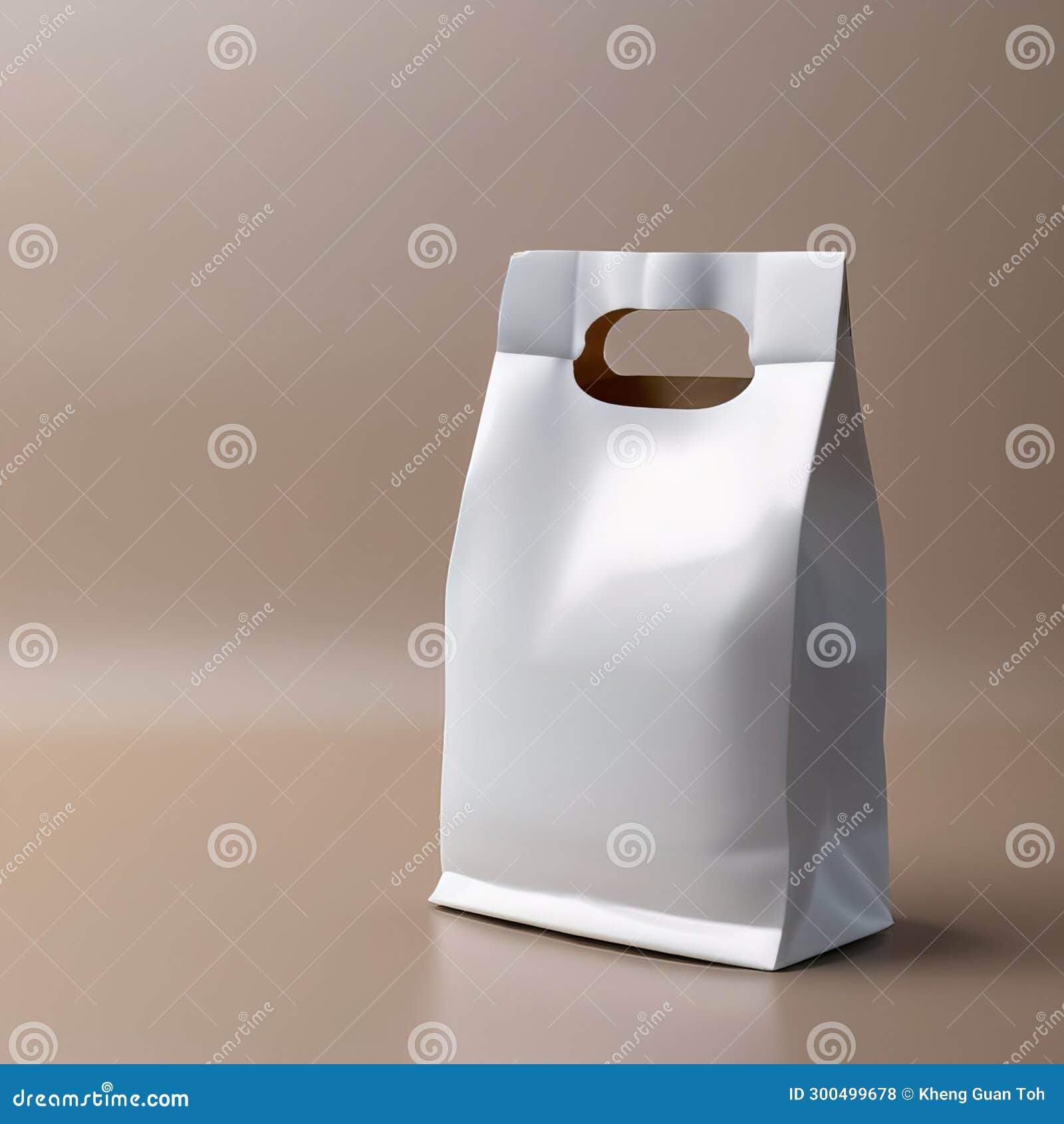 Plastic Bag Pouch, Generic Blank Product Packaging Mockup Stock ...