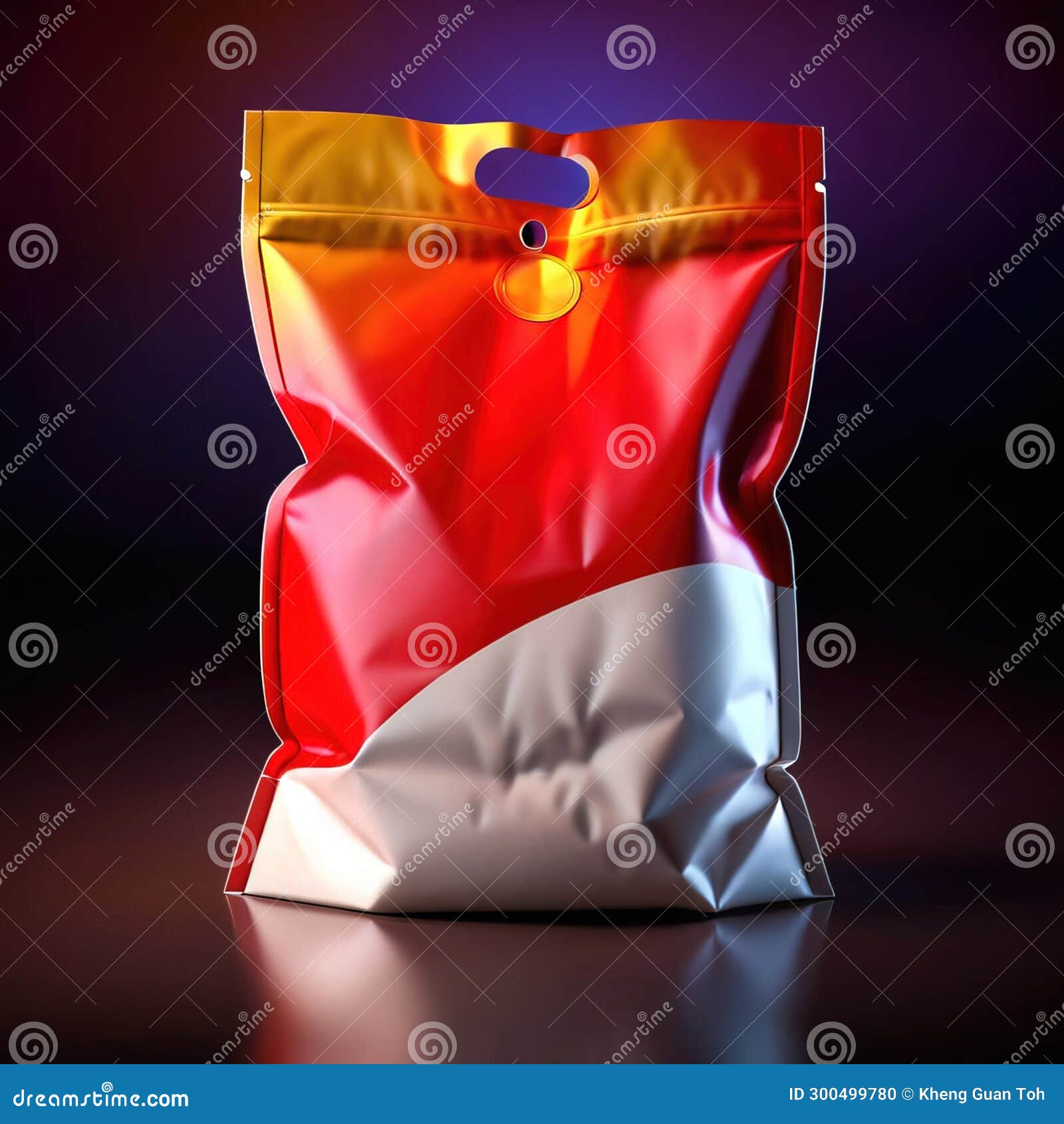 Plastic Bag Pouch, Generic Blank Product Packaging Mockup Stock ...