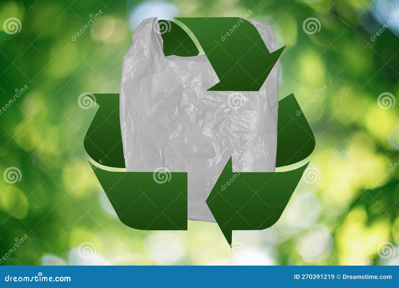 Plastic bag recycle stock image. Image of save, conservation - 270391219