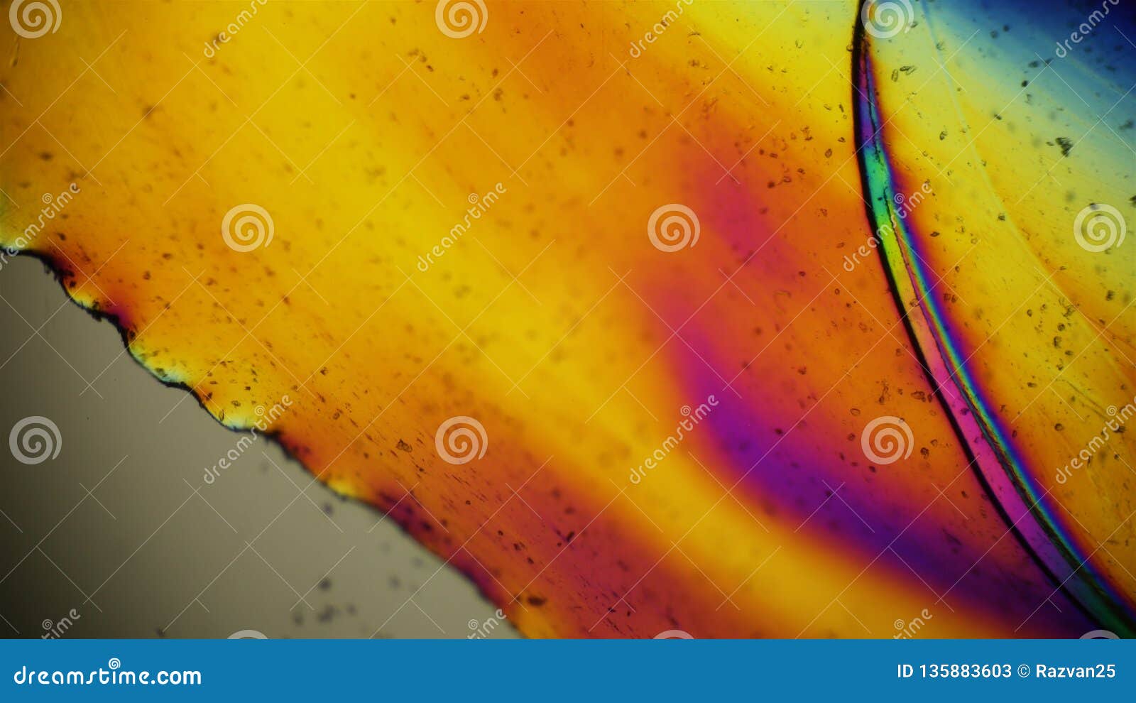 Plastic Bag Under Polarized Light Microscope Stock Image - Image of ...