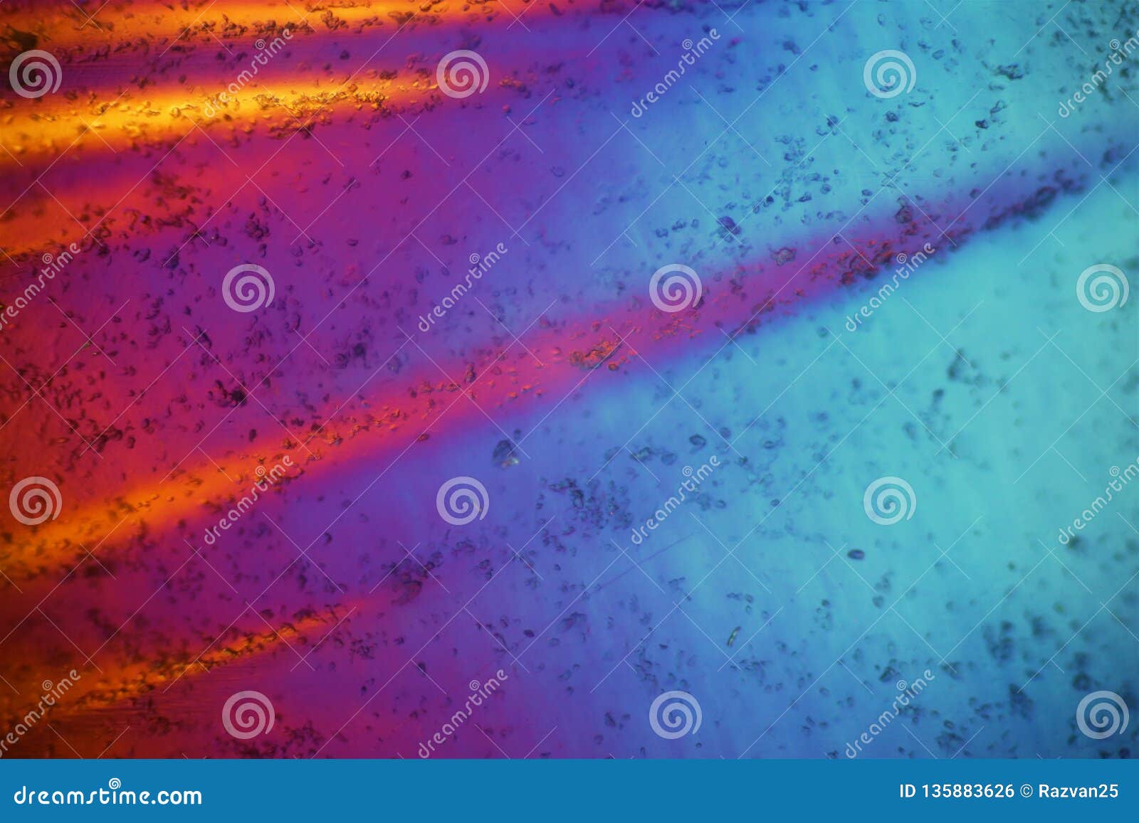 Plastic Bag Under Polarized Light Microscope Stock Photo - Image of ...