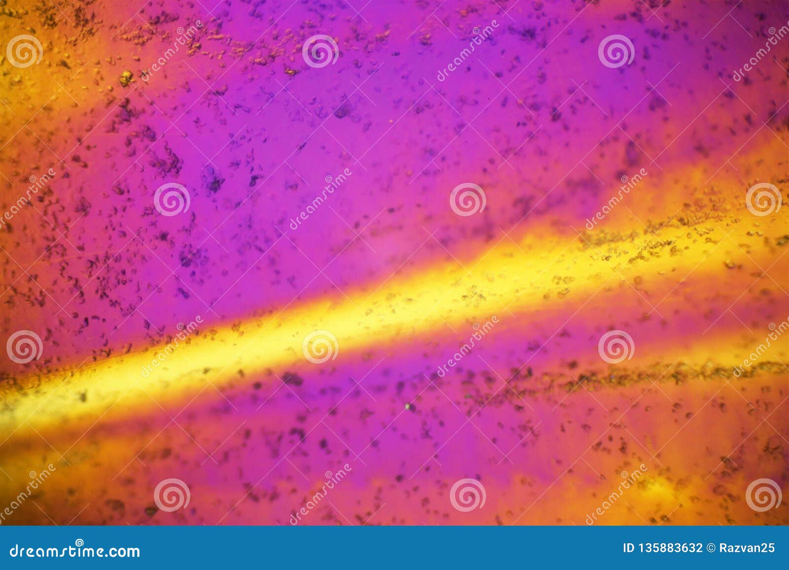 Plastic Bag Under Polarized Light Microscope Stock Photo - Image of ...