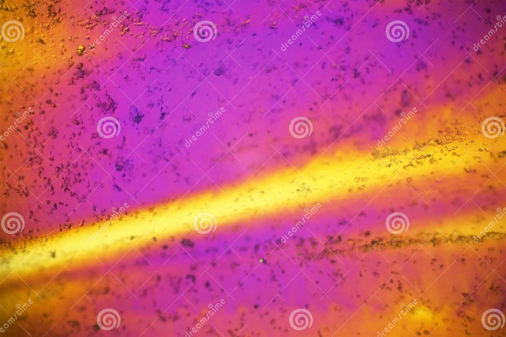 Plastic Bag Under Polarized Light Microscope Stock Photo - Image of ...
