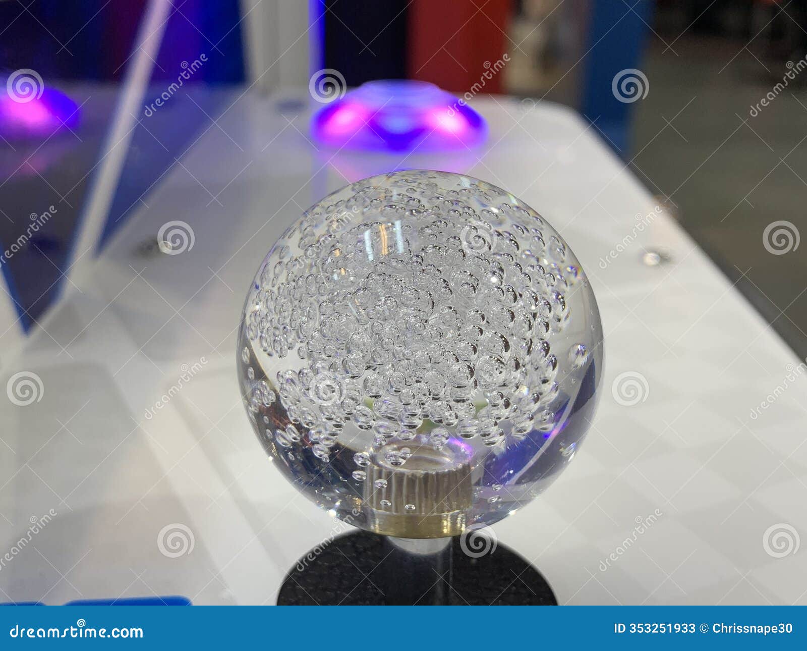 Plastic Ball Joystick Control from an Arcade Machine Stock Image ...