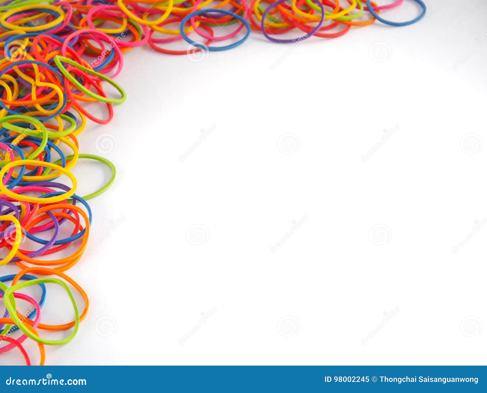 Plastic band stock image. Image of orange, heap, colorful - 98002245