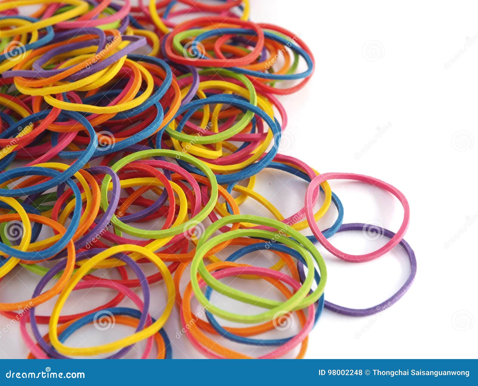 Plastic band stock photo. Image of collection, closeup - 98002248