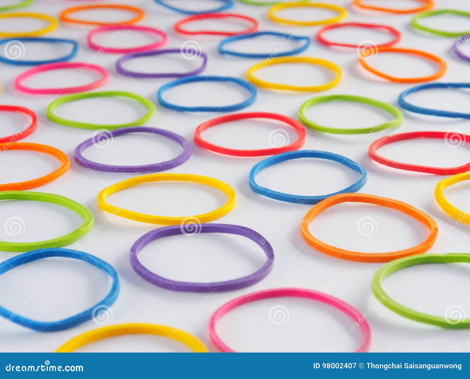 Plastic band stock image. Image of pile, orange, pink - 98002407