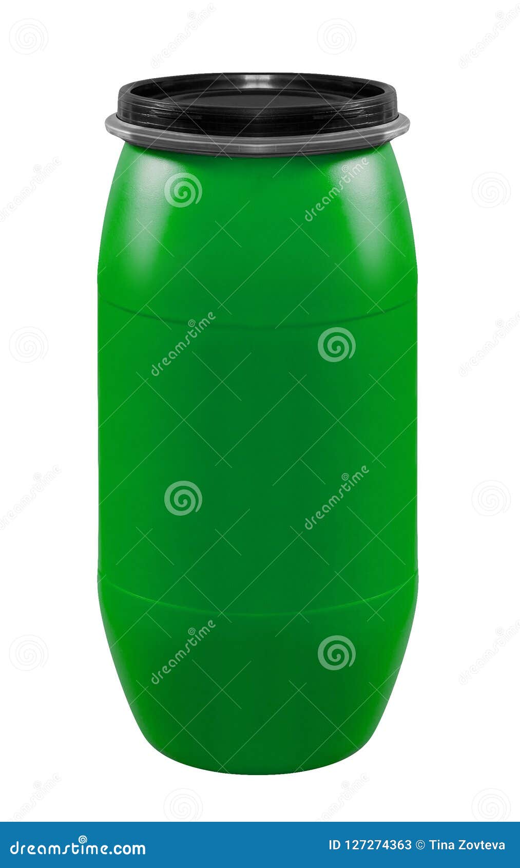 Plastic barrel isolated stock image. Image of plastic - 127274363