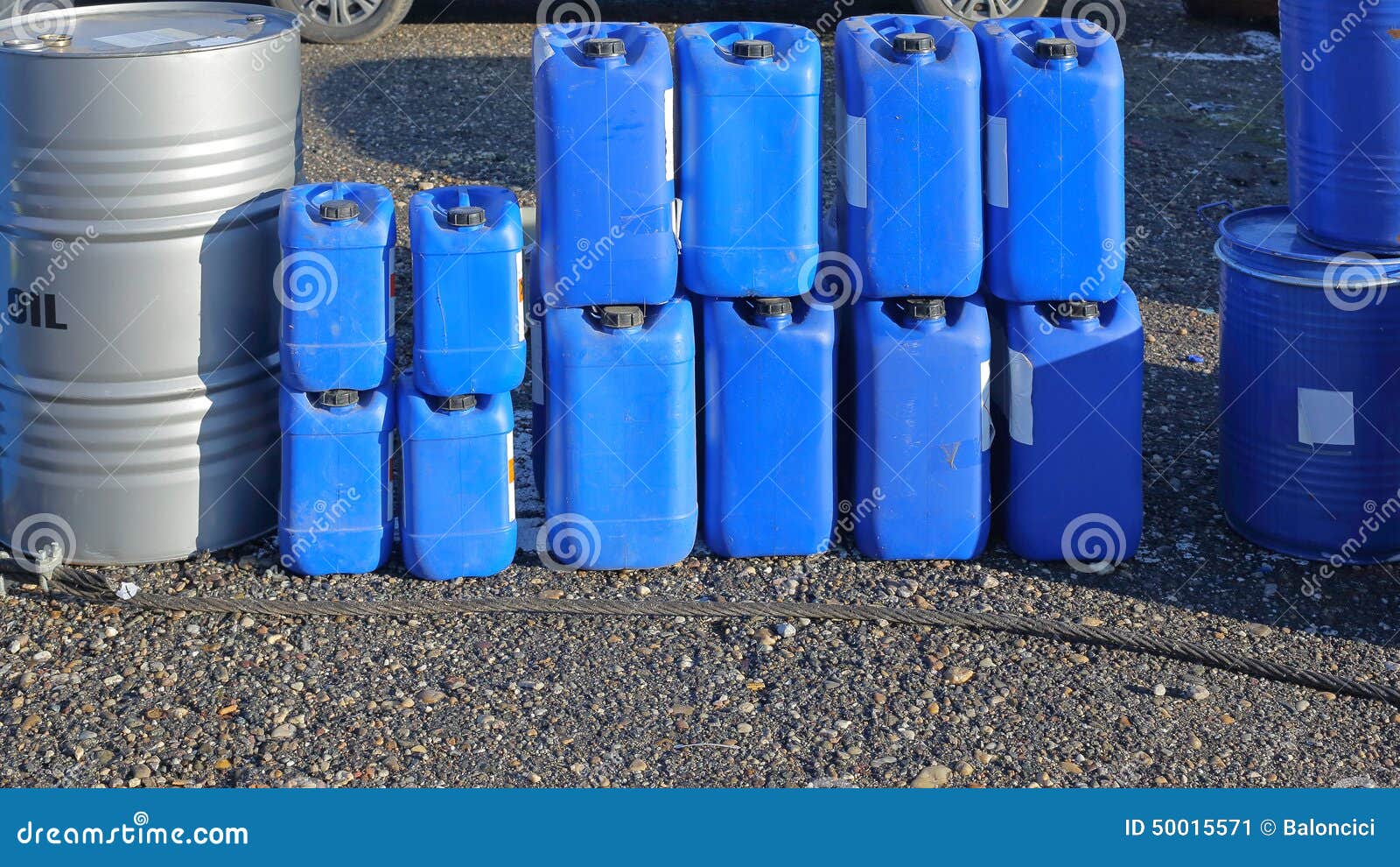 Plastic barrels stock image. Image of plastic, container - 50015571