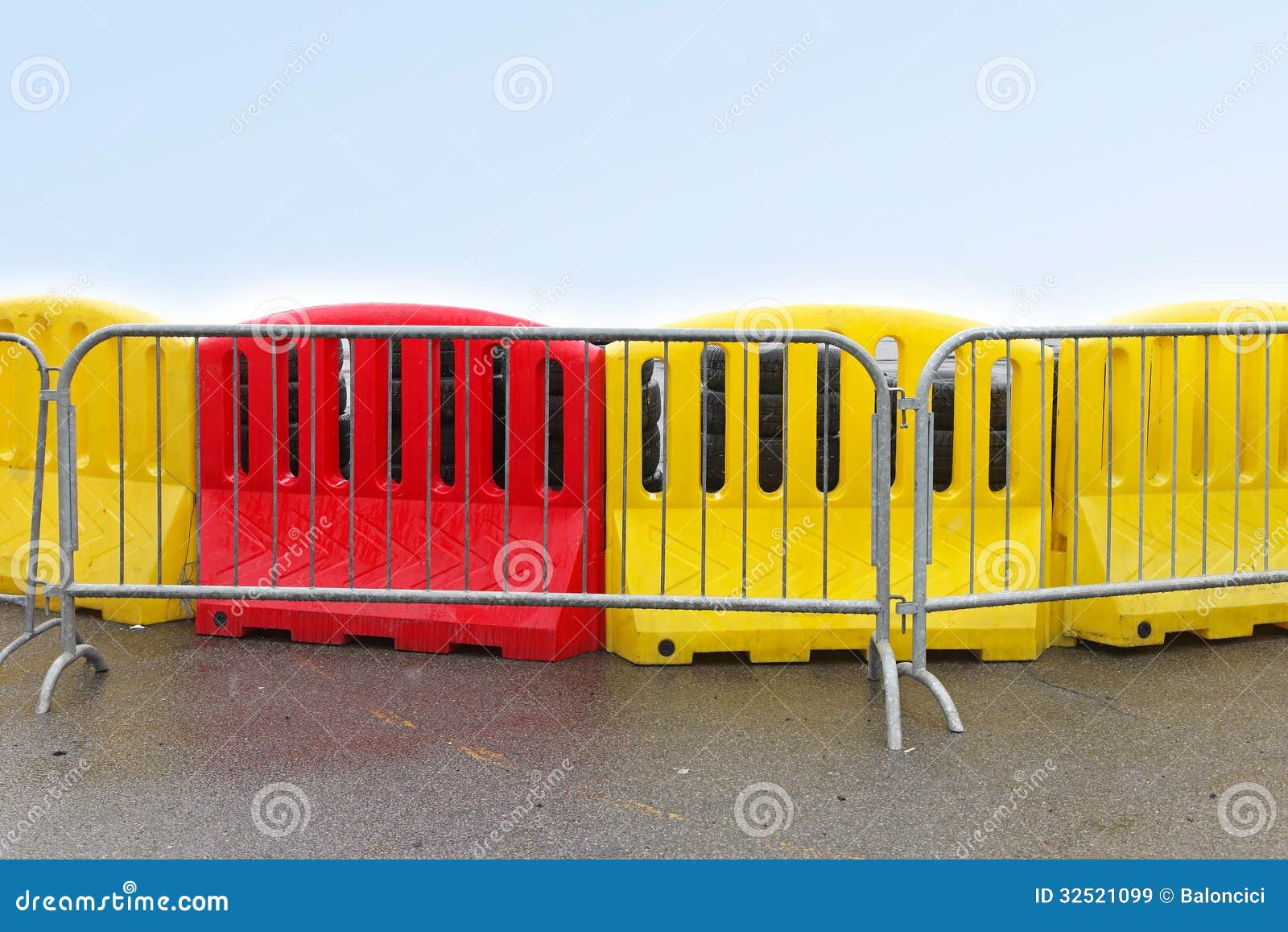 Plastic barrier stock image. Image of divider, barrier - 32521099