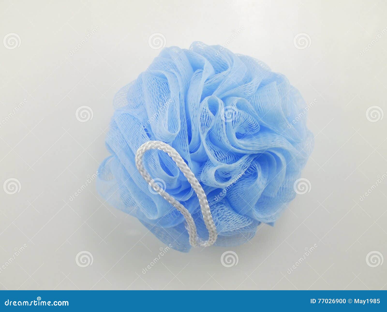 Plastic Bath Puff for Shower Cleaning and Scrub Body Stock Photo ...