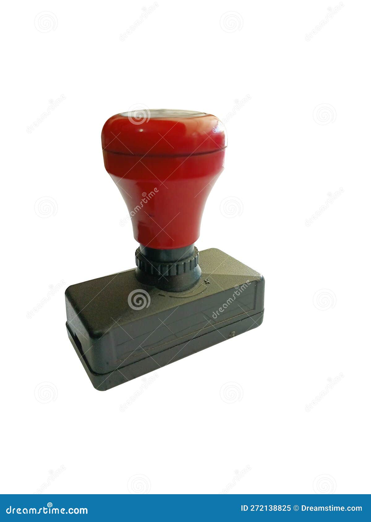 Colored Stamp Stuck By Binder Clip And String. Empty Square Frame With ...