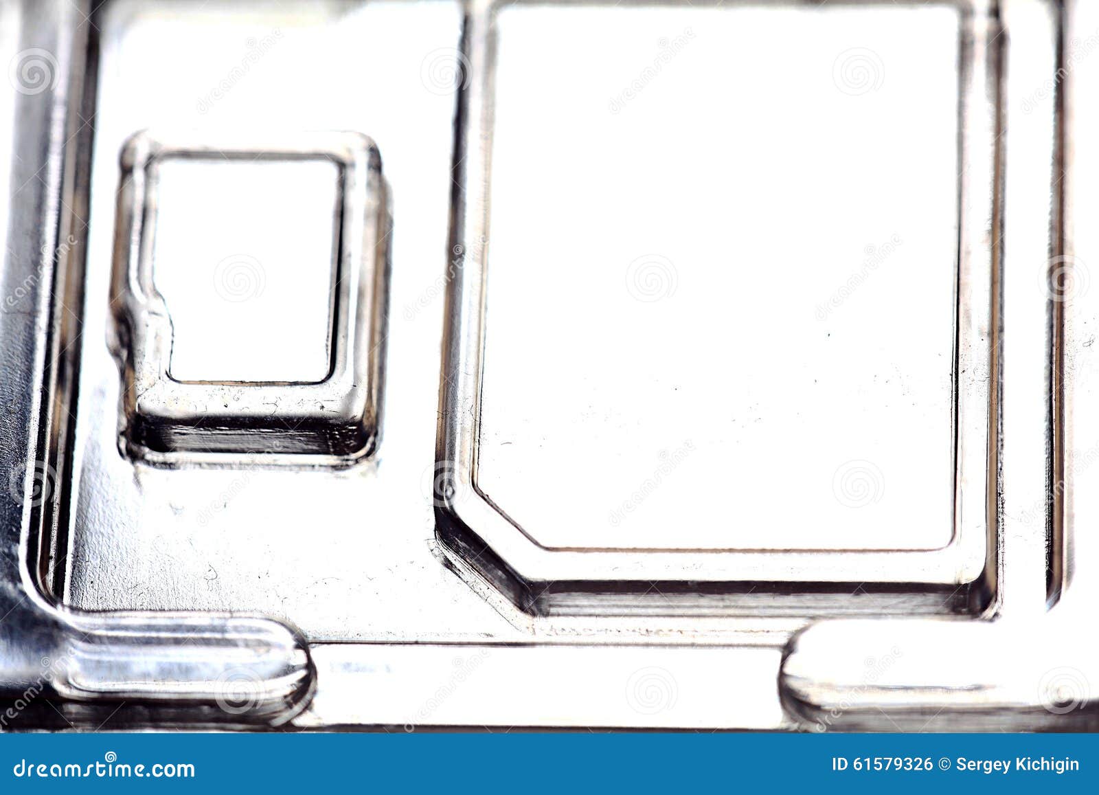 Plastic Blister Pack for Storage Chip Stock Photo - Image of electrical ...