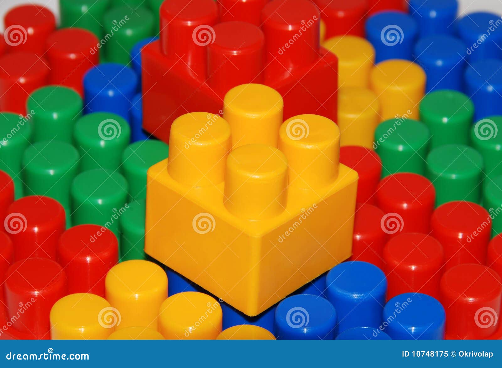 Plastic blocks stock image. Image of play, brick, block - 10748175