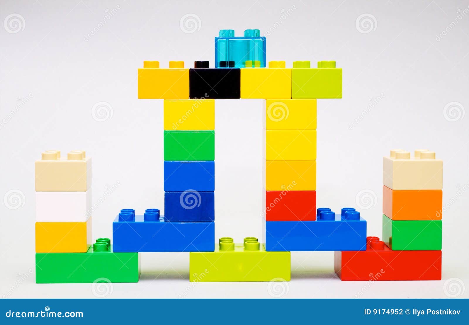Plastic Blocks stock photo. Image of games, color, macro - 9174952