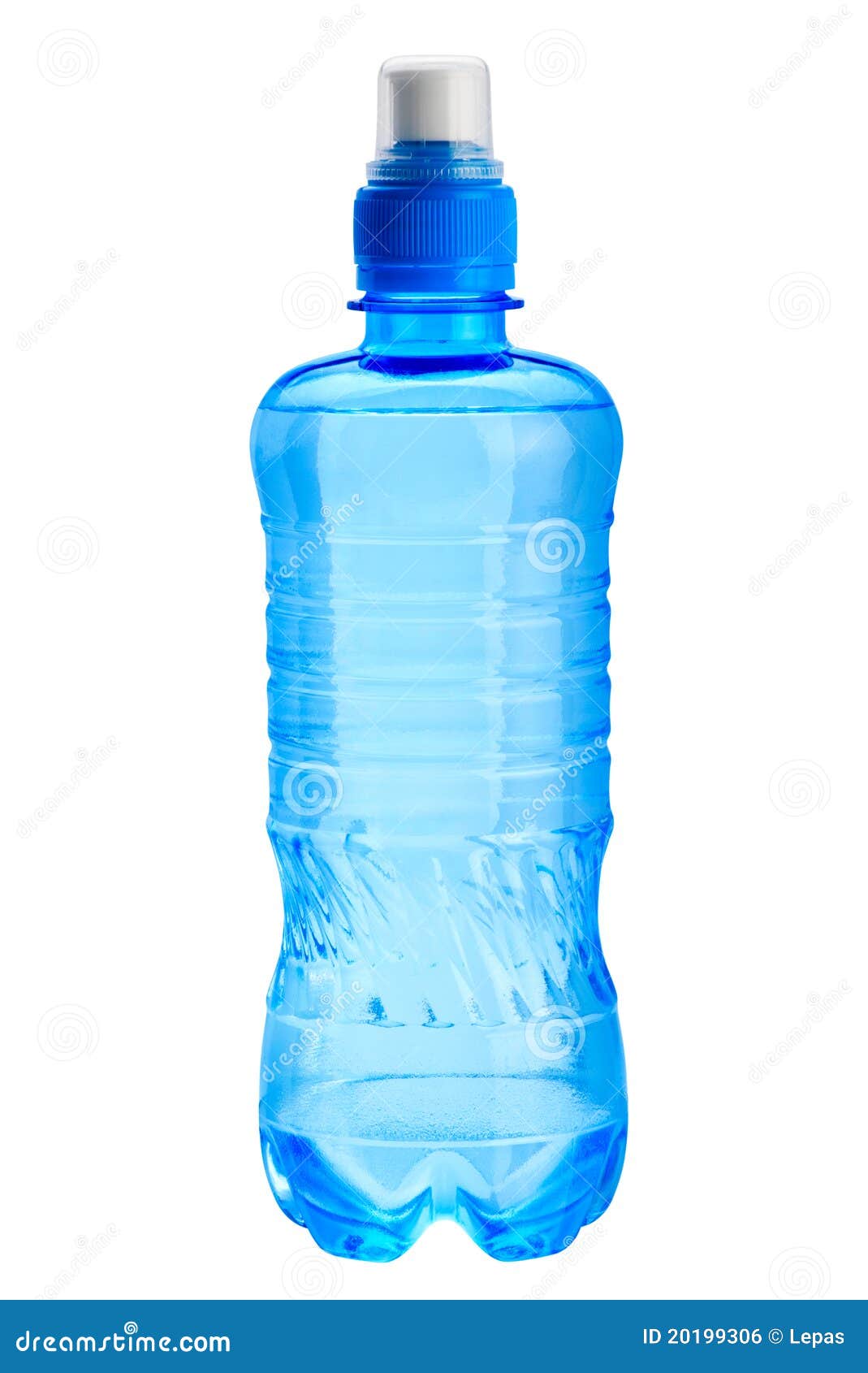 Plastic blue bottle stock photo. Image of transparent - 20199306