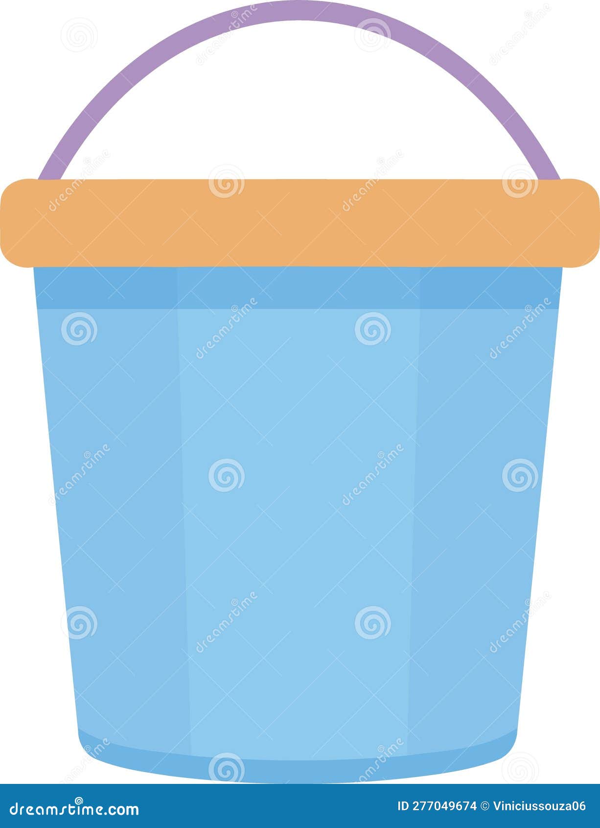Blue Bucket With Soap Suds Icon Isolated On White Background. Bowl With ...