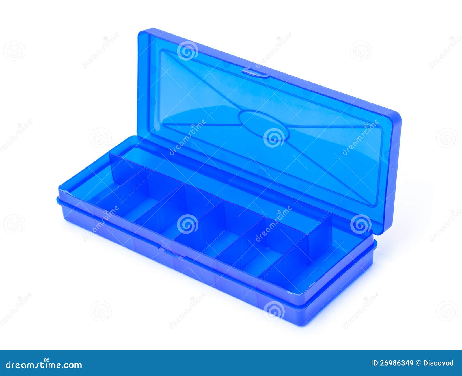 Plastic Blue Storage Box stock image. Image of transparent - 26986349