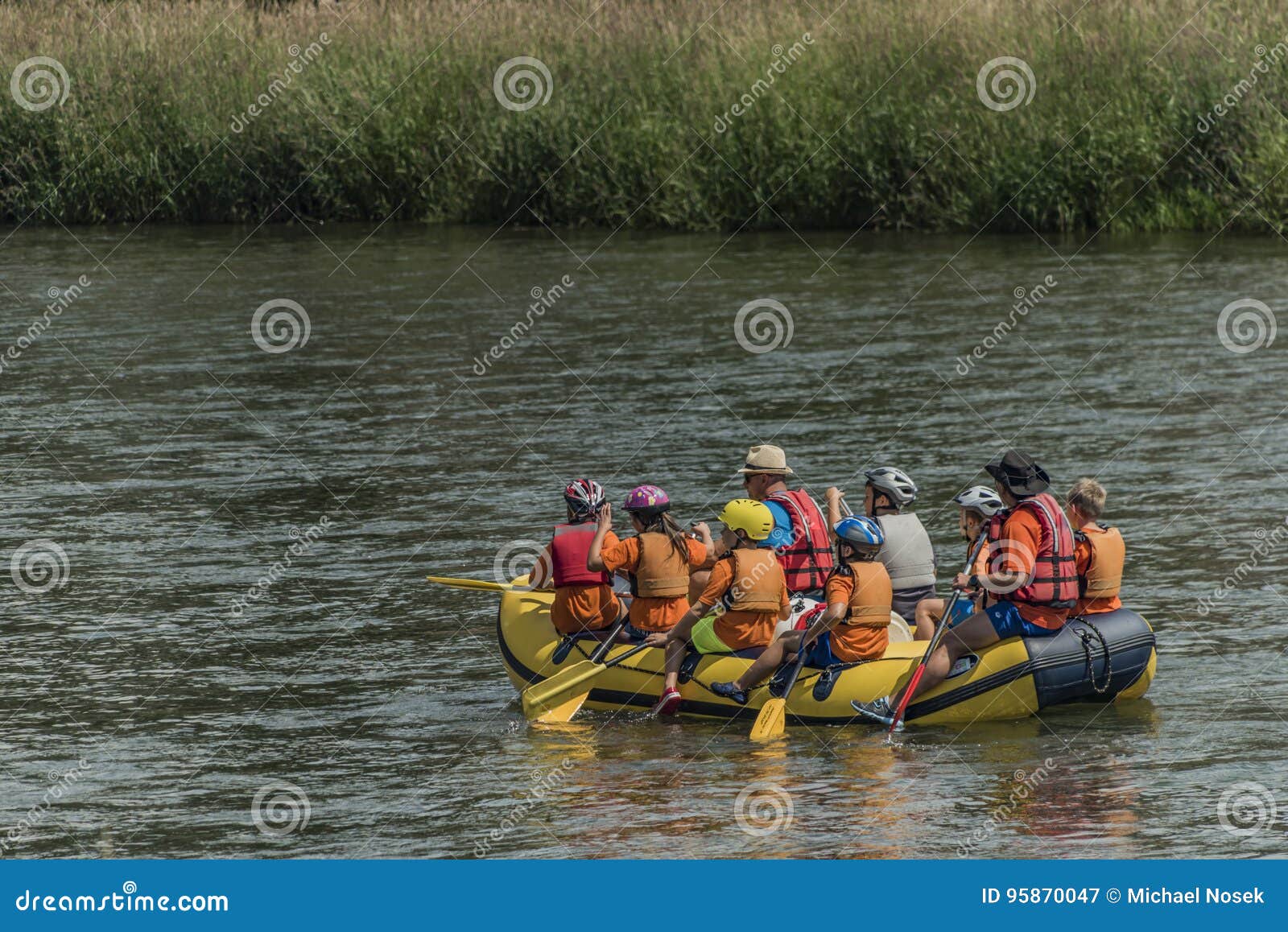 Plastic Boats on Dunajec River with Passangers Editorial Photography ...