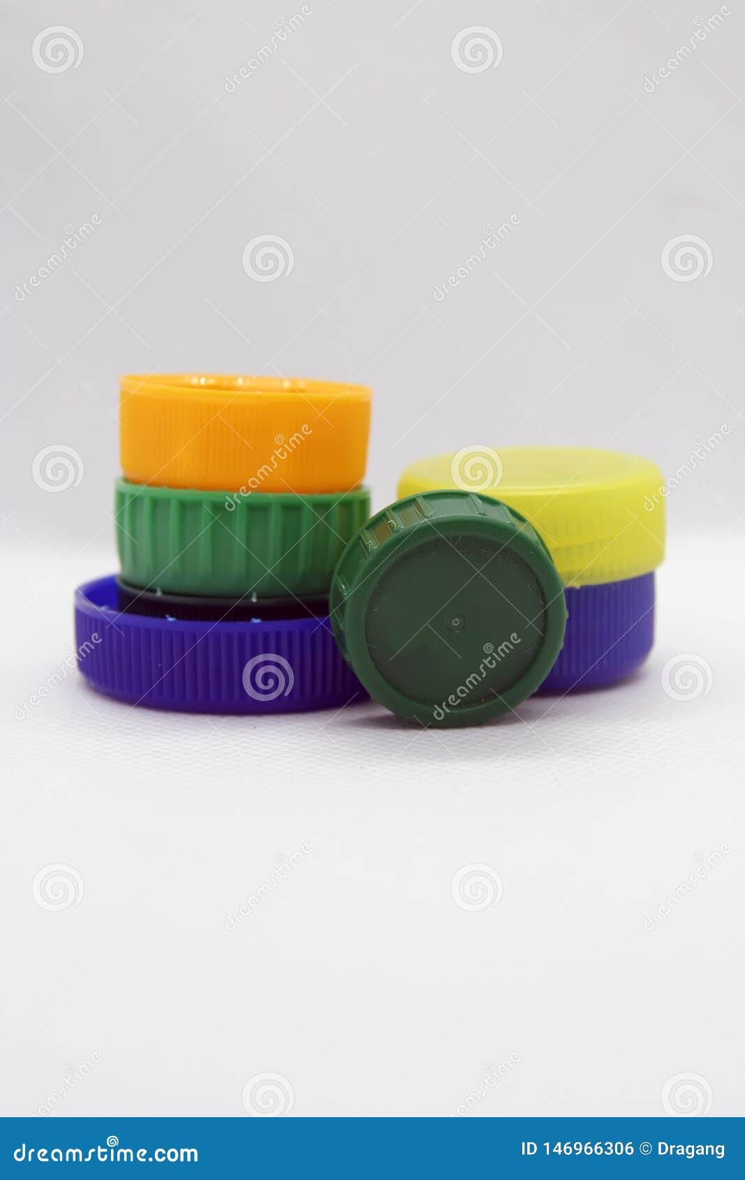 Plastic Bottle Cap. Colorful Bottle Caps. Stock Photo - Image of ...