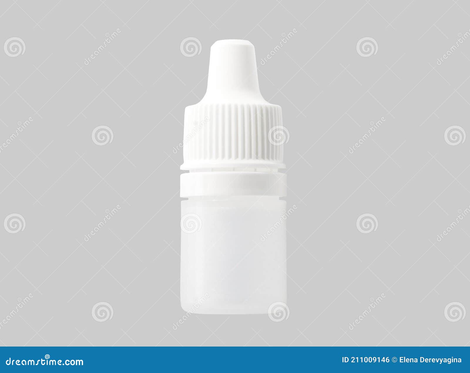Plastic Bottle with Cap for Medical Medicament Isolated with Clipping ...