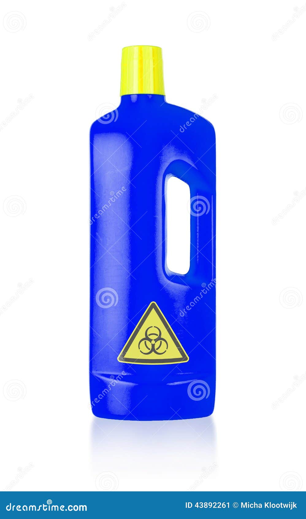Plastic Bottle Cleaning-detergent, Biohazard Stock Image - Image of ...