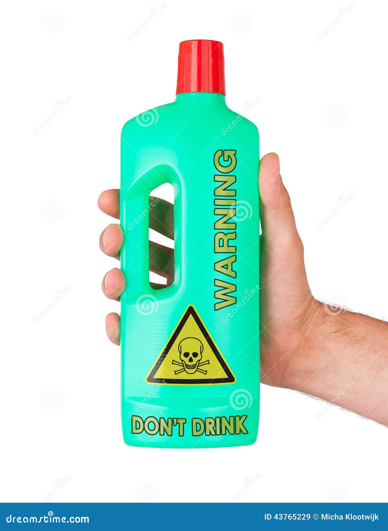 Plastic Bottle Cleaning-detergent, Poisonous Stock Image - Image of ...