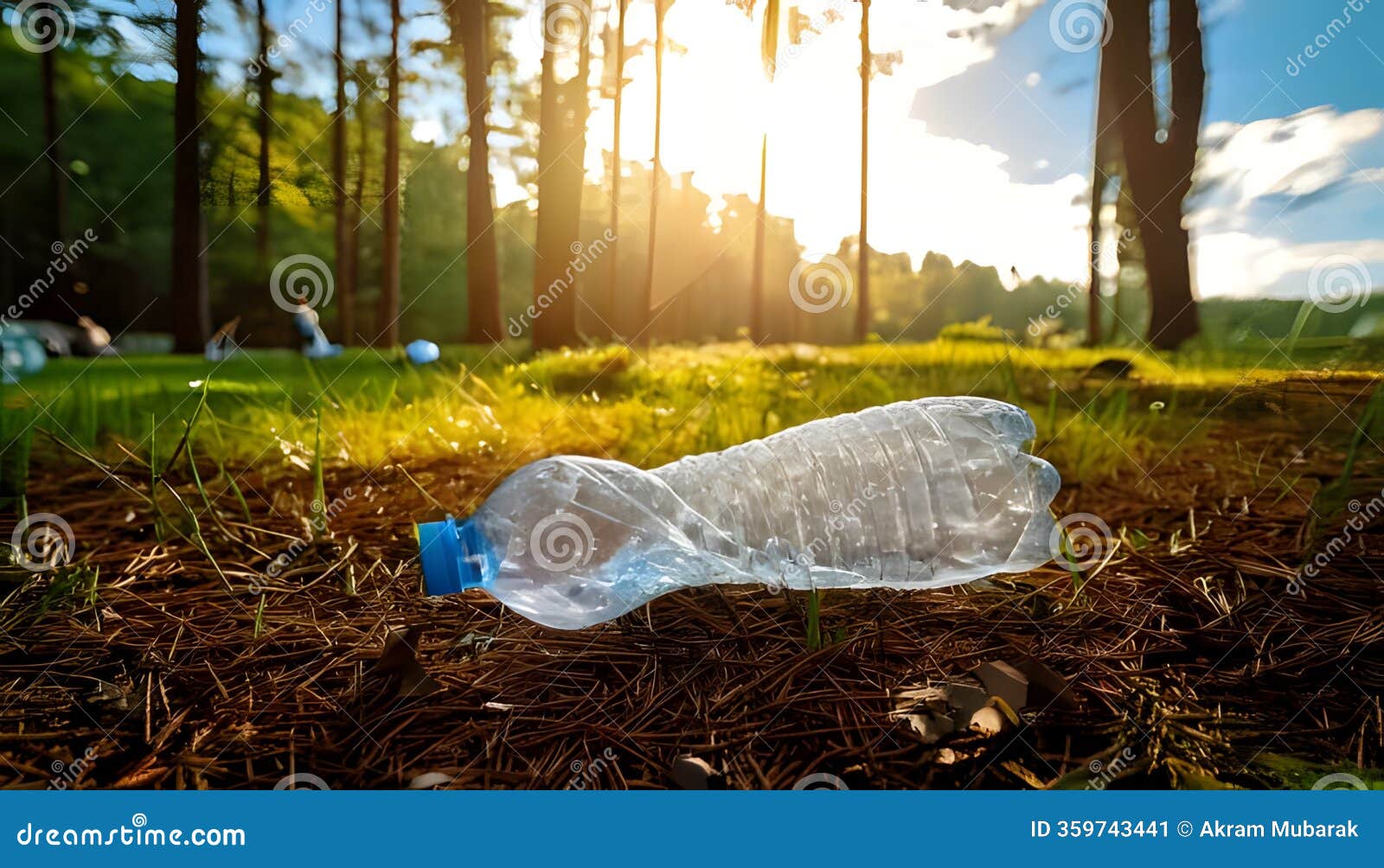 Community Clean-up Plastic Bottle Waste in Public Spaces - Plastic ...