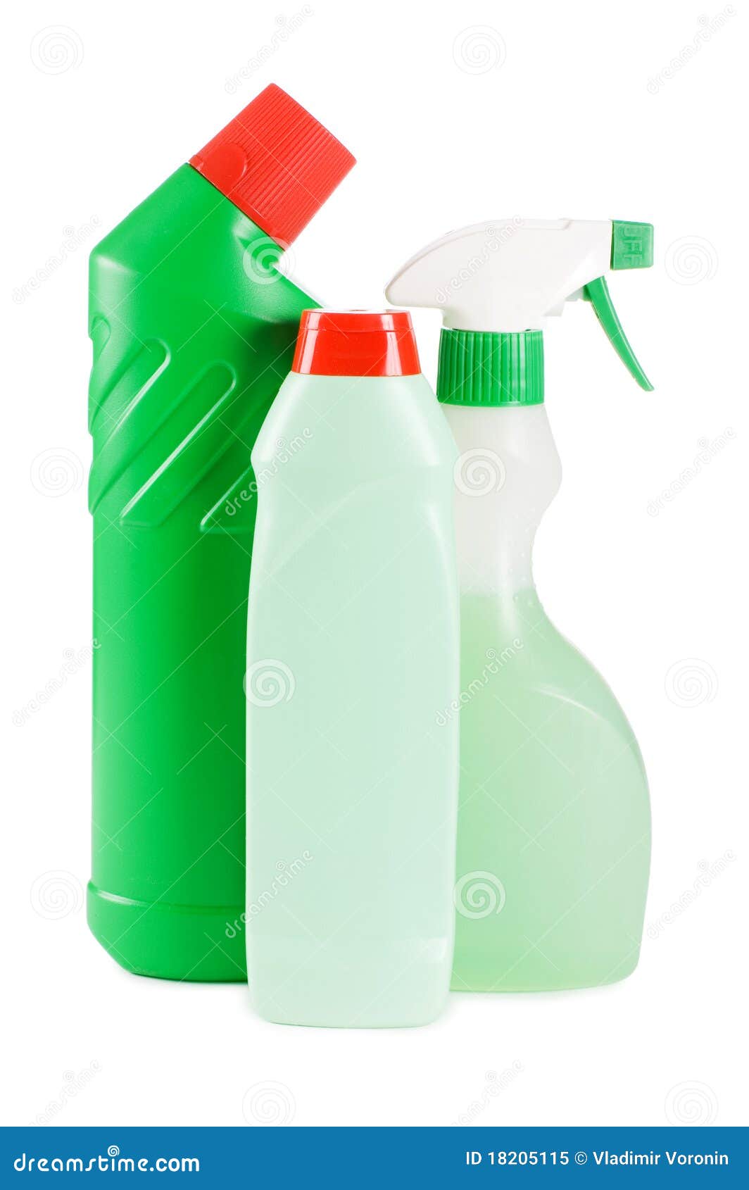 Plastic Bottle with Detergent Stock Image - Image of cleaning, isolated ...