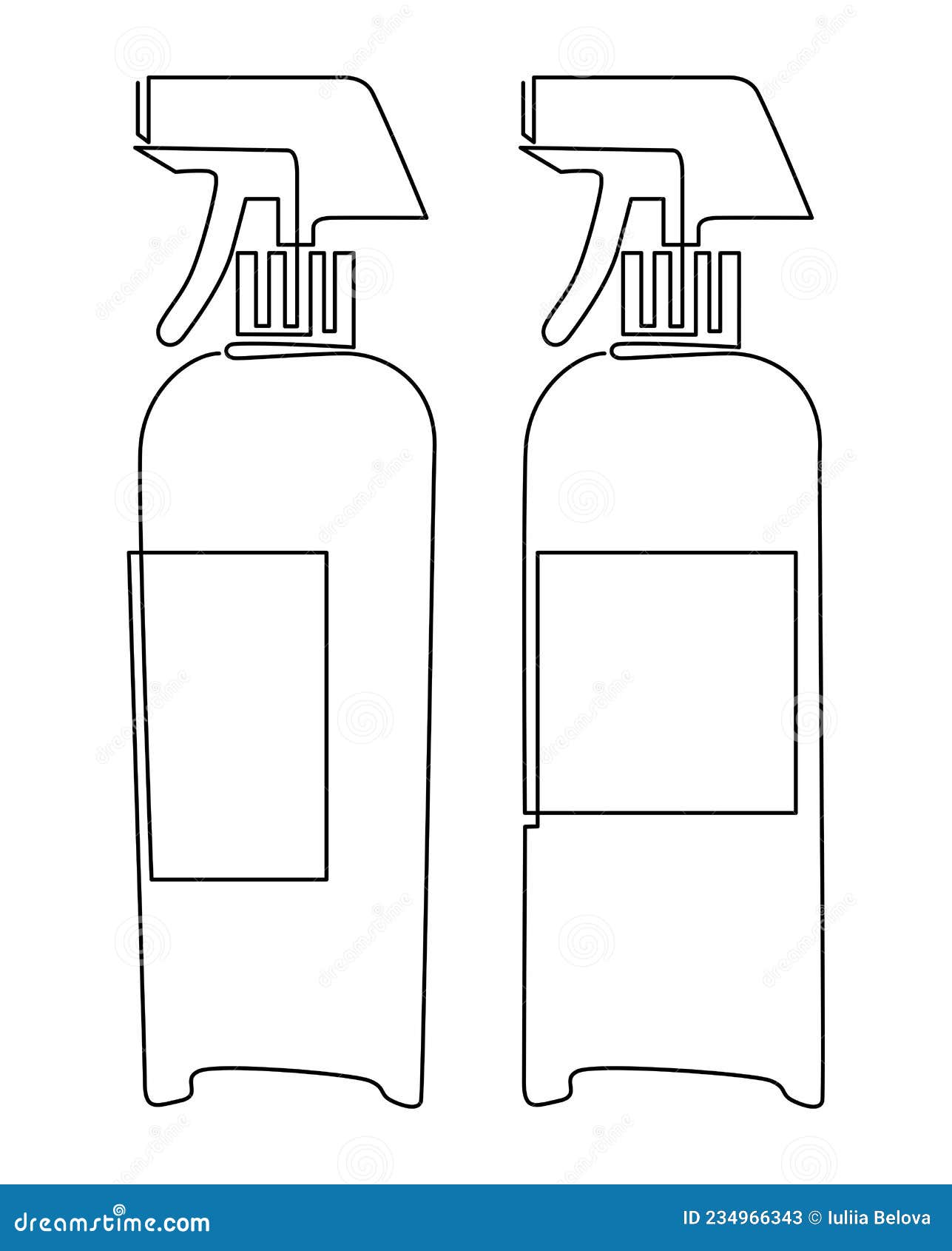 Plastic Bottle Dispenser Pump for Liquid. Blank Product Packaging ...