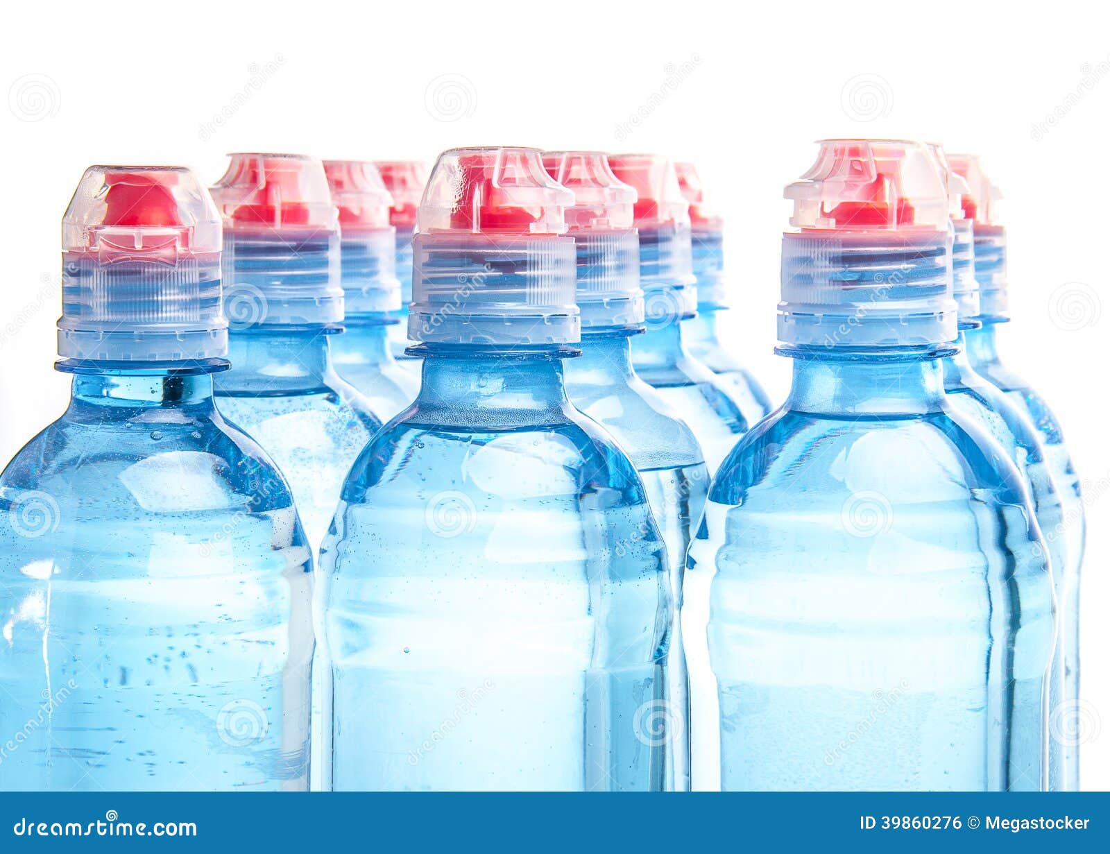 Plastic Bottle of Drinking Water Isolated Stock Photo - Image of ...