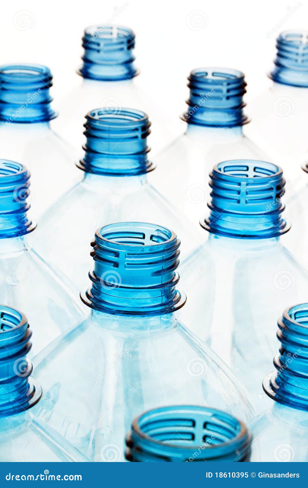 Plastic Bottle. Empty Plastic Bottles Stock Image - Image of tableware ...