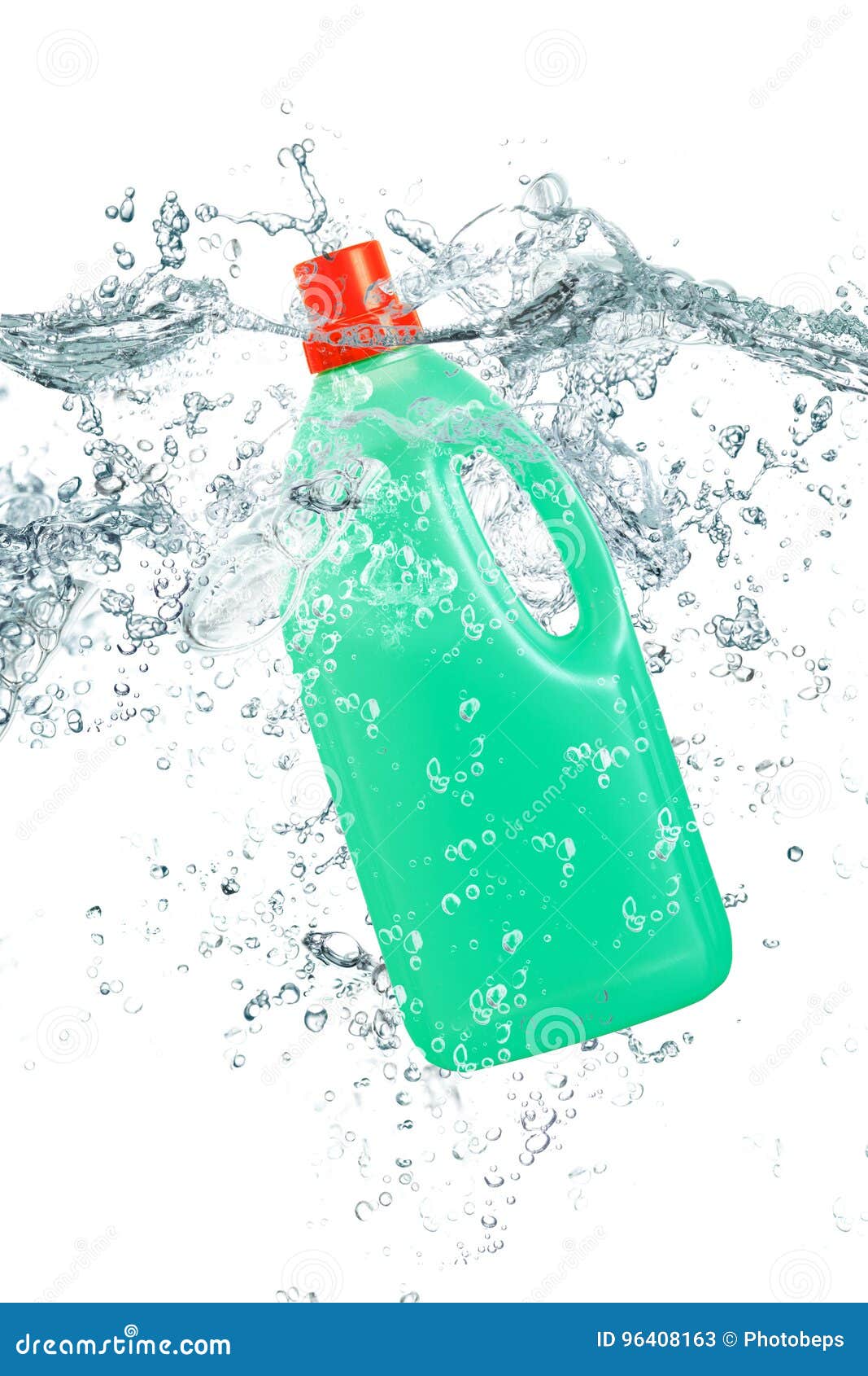 Plastic Bottle Falling in Water Stock Image - Image of liquid, water ...