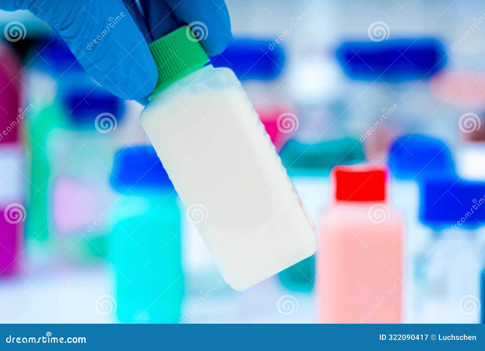 Plastic Bottle of Flavoring Agent in Food Quality Control Laboratory ...