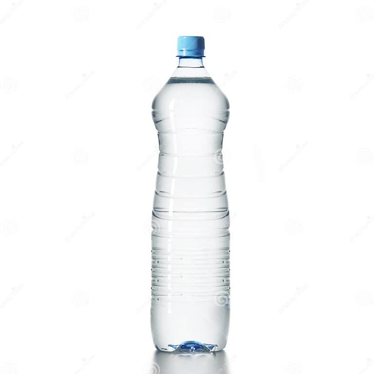 A Plastic Bottle Full of Water Stock Photo - Image of object, drink ...