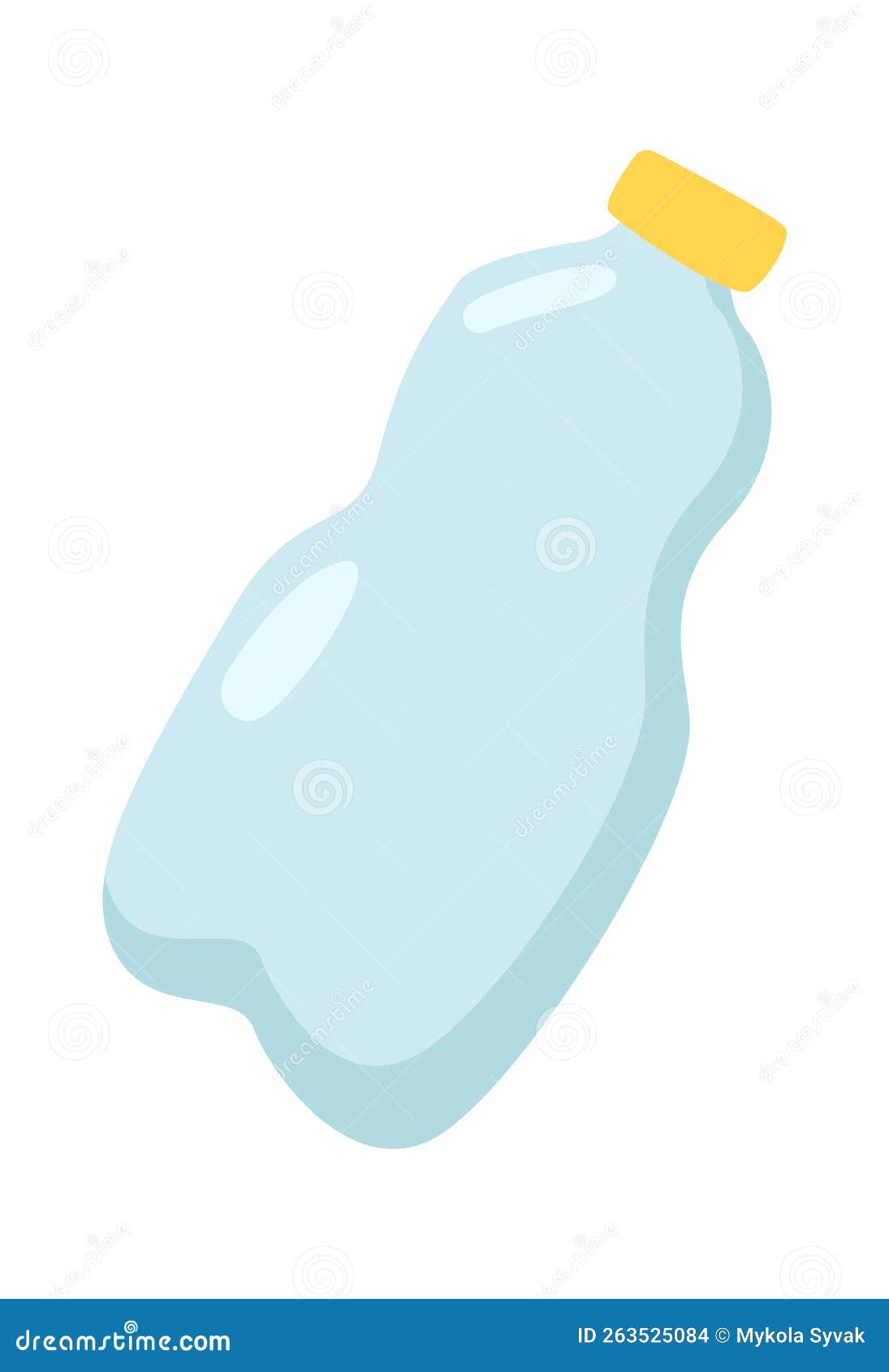 Plastic Bottle Garbage Flat Icon Recycling Stock Vector - Illustration ...