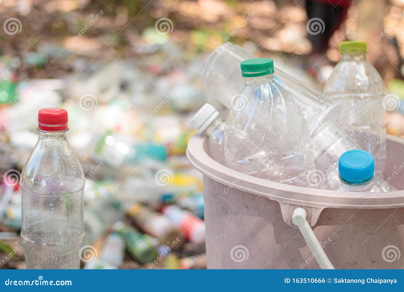 Plastic Bottle Garbage for Recycling Concept Reuse. Editorial Photo ...