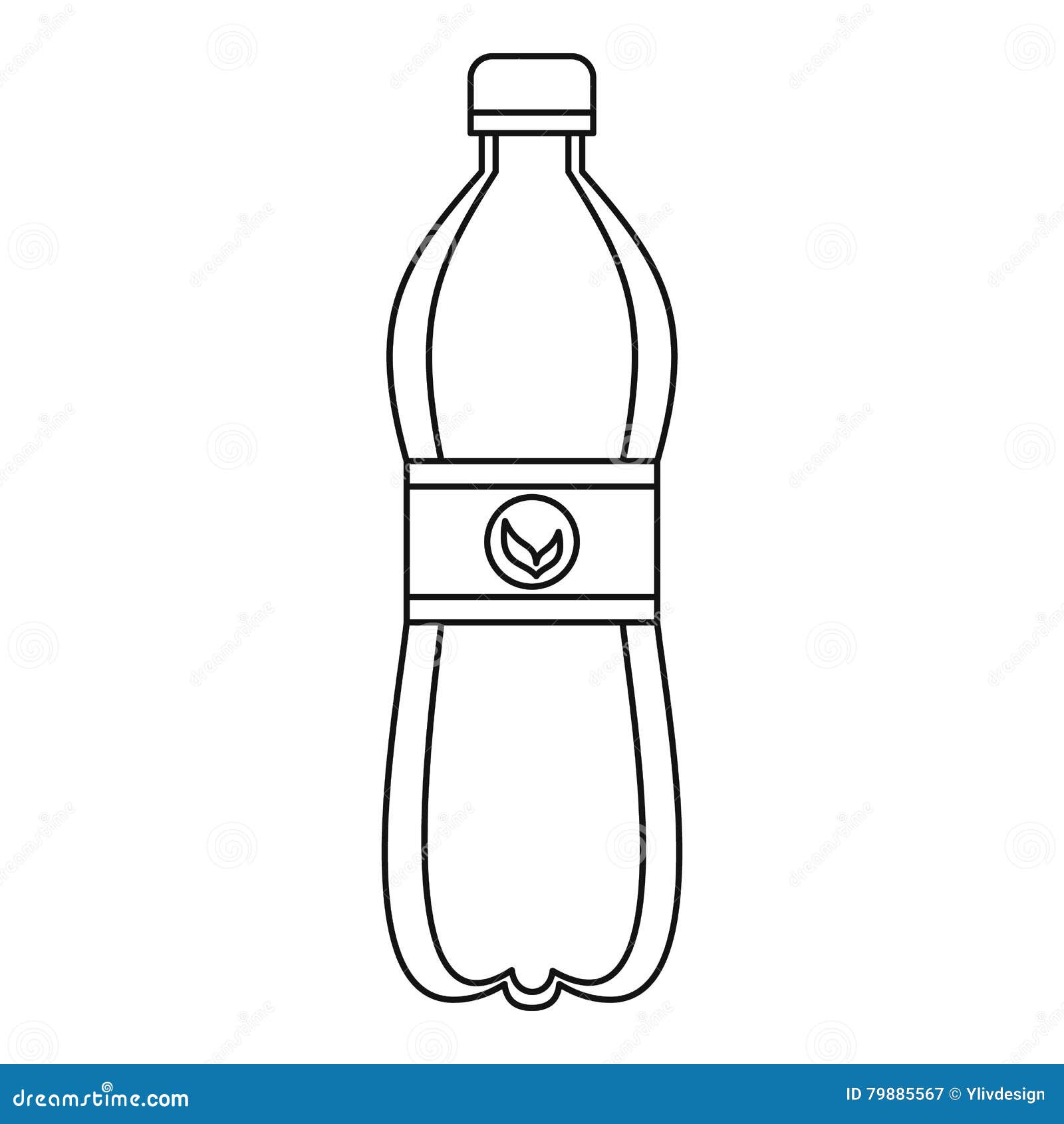 Plastic Bottle Icon, Outline Style Stock Vector - Illustration of cold ...