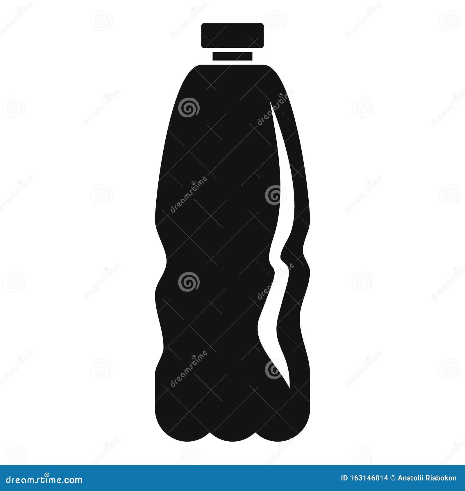 Plastic Bottle Icon, Simple Style Stock Vector - Illustration of ...