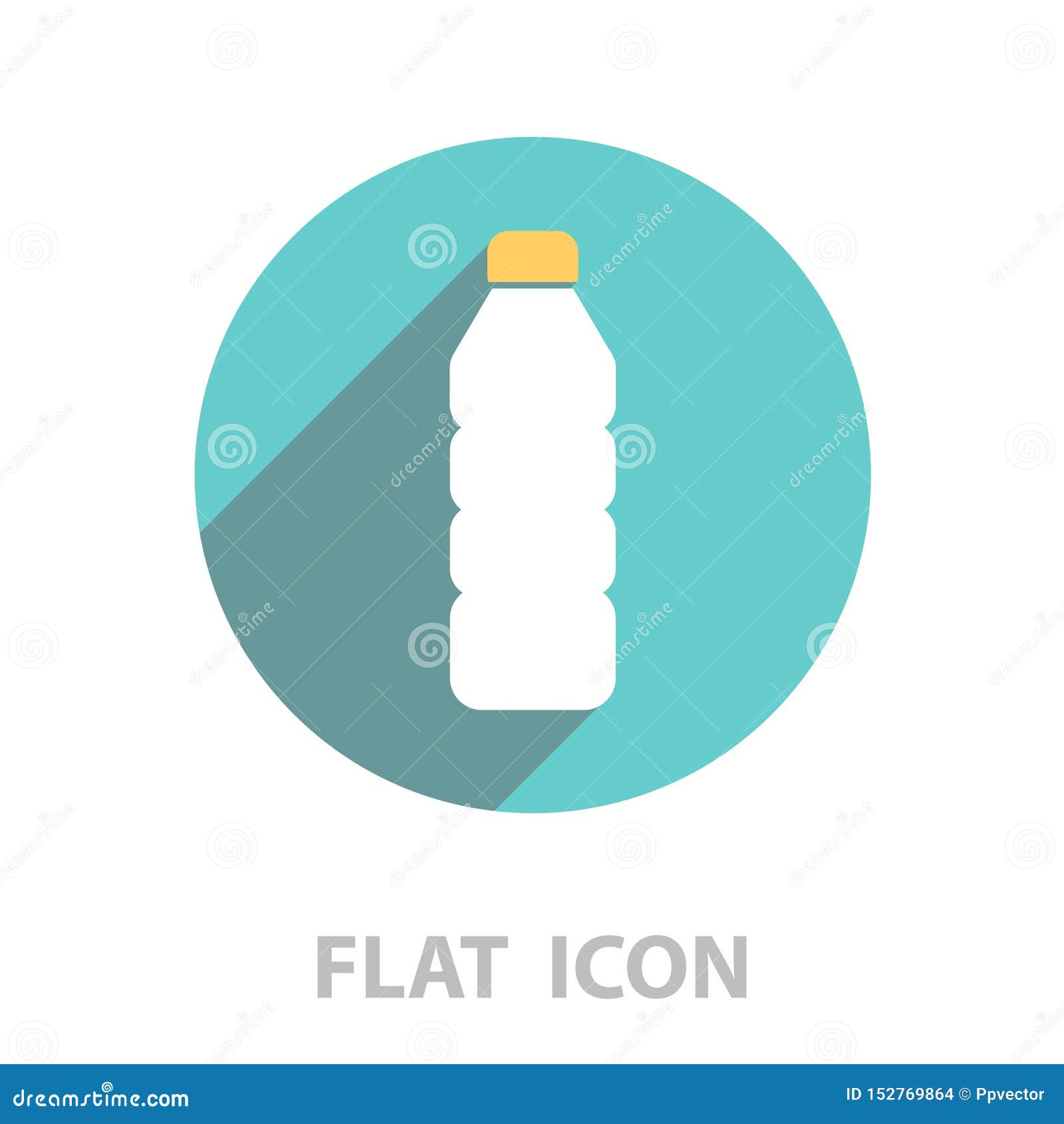 Plastic Bottle Icon. Vector Stock Vector - Illustration of beverage ...