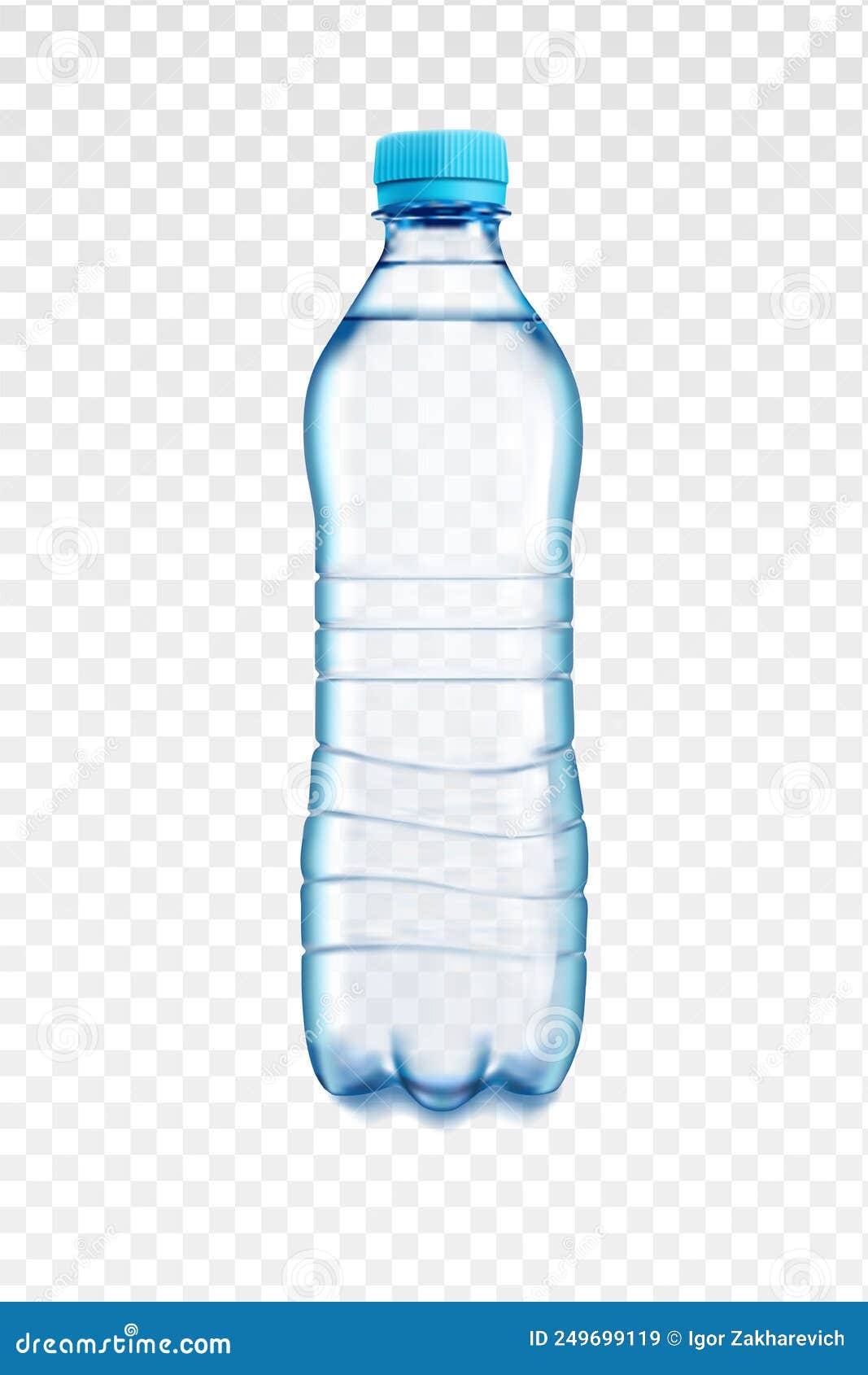 Plastic Bottle. Isolated Vector Stock Illustration - Illustration of ...