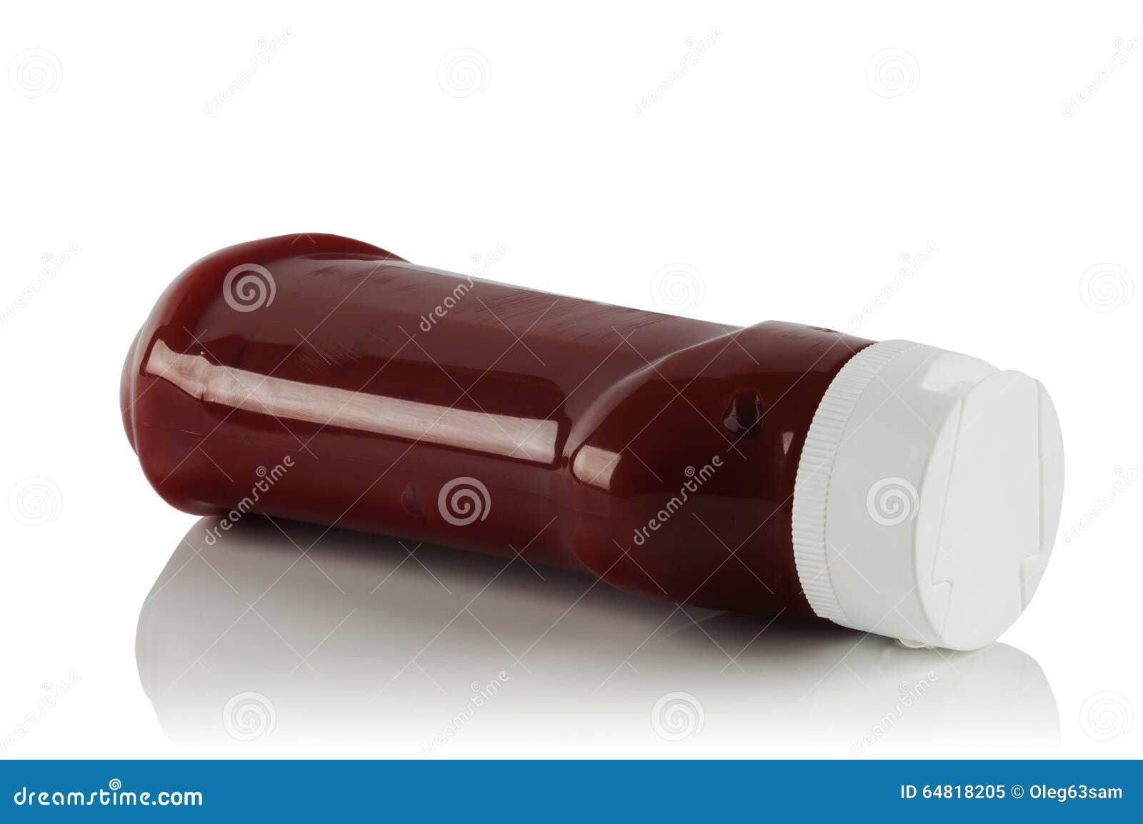 Plastic bottle ketchup stock image. Image of object, isolated - 64818205