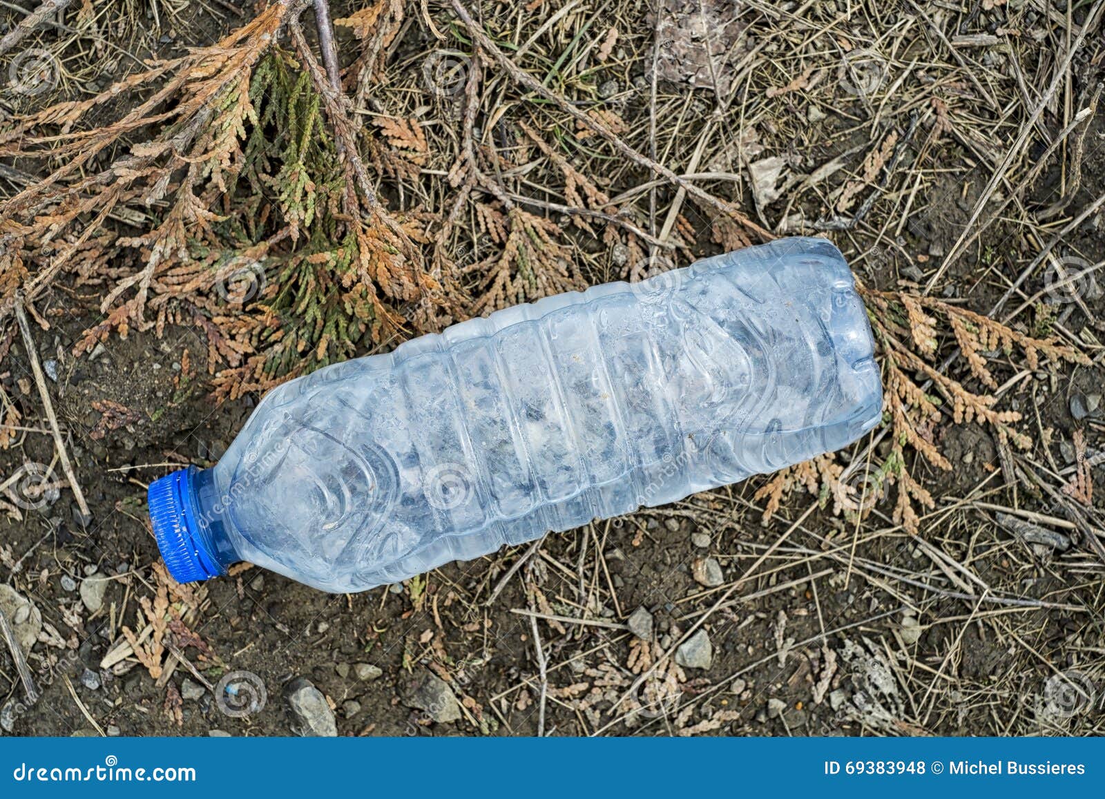Plastic Bottle Litter stock photo. Image of drink, blue - 69383948